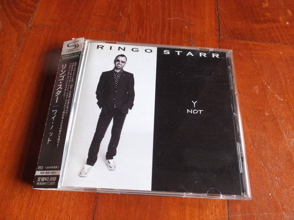 6 Ringo Starr 2010年 日本盤SHM-CD見本盤 Y NOT ワイ ノット Paul McCartney Dave ...
