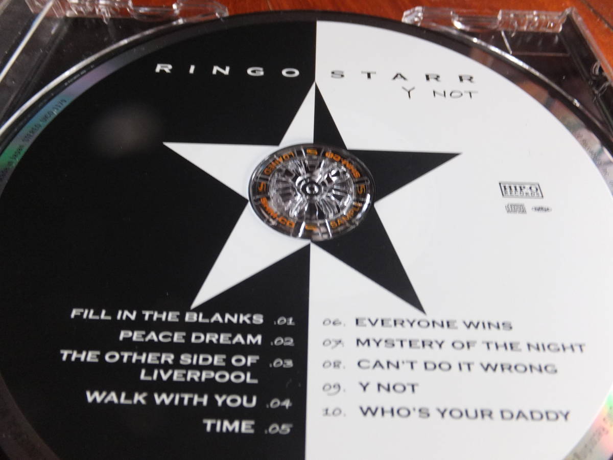 6 Ringo Starr 2010年 日本盤SHM-CD見本盤 Y NOT ワイ ノット Paul McCartney Dave ...