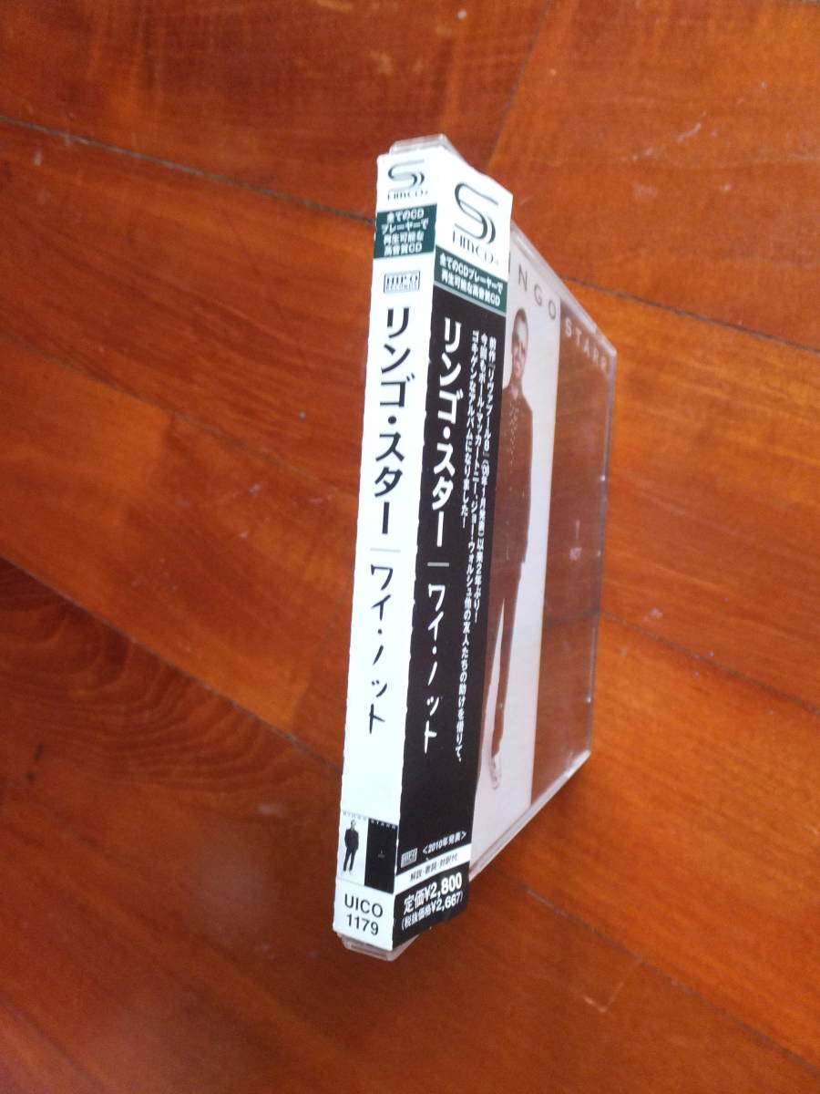 6 Ringo Starr 2010年 日本盤SHM-CD見本盤 Y NOT ワイ ノット Paul McCartney Dave ...