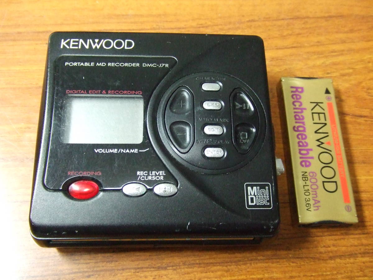y891 KENWOOD ポータブルMDレコーダー DMC-J7R 本体 ジャンク(録音、再生)｜売買されたオークション情報、yahooの商品 ...