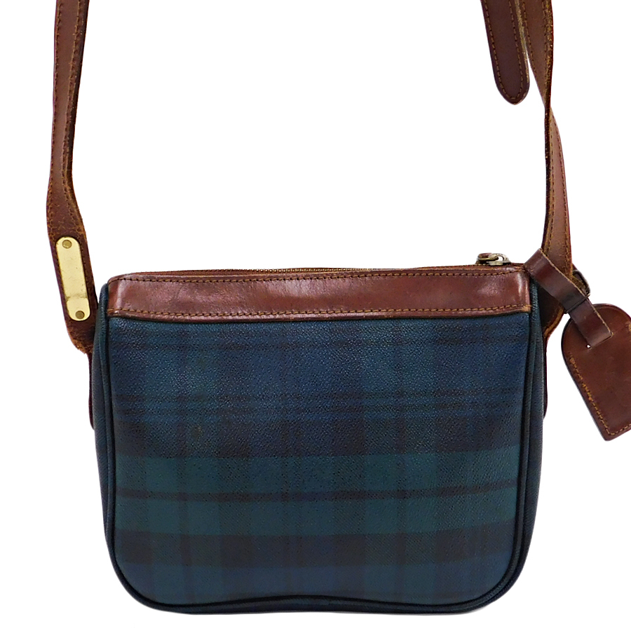 1円 ポロラルフローレン ショルダーバッグ グリーン系×ブラック系 PVC×レザー チェック POLORALPHLAUREN Bss(かばん、バッグ)｜売買されたオークション情報、yahooの ...