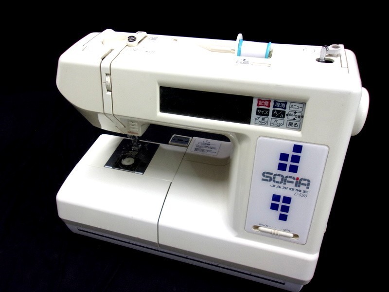 1000円スタート ミシン JANOME ジャノメ SOFIA C-520 Model 834 ハンドクラフト 手工芸 ジャノメミシン 通電 ...