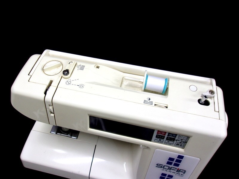 1000円スタート ミシン JANOME ジャノメ SOFIA C-520 Model 834 ハンドクラフト 手工芸 ジャノメミシン 通電 ...