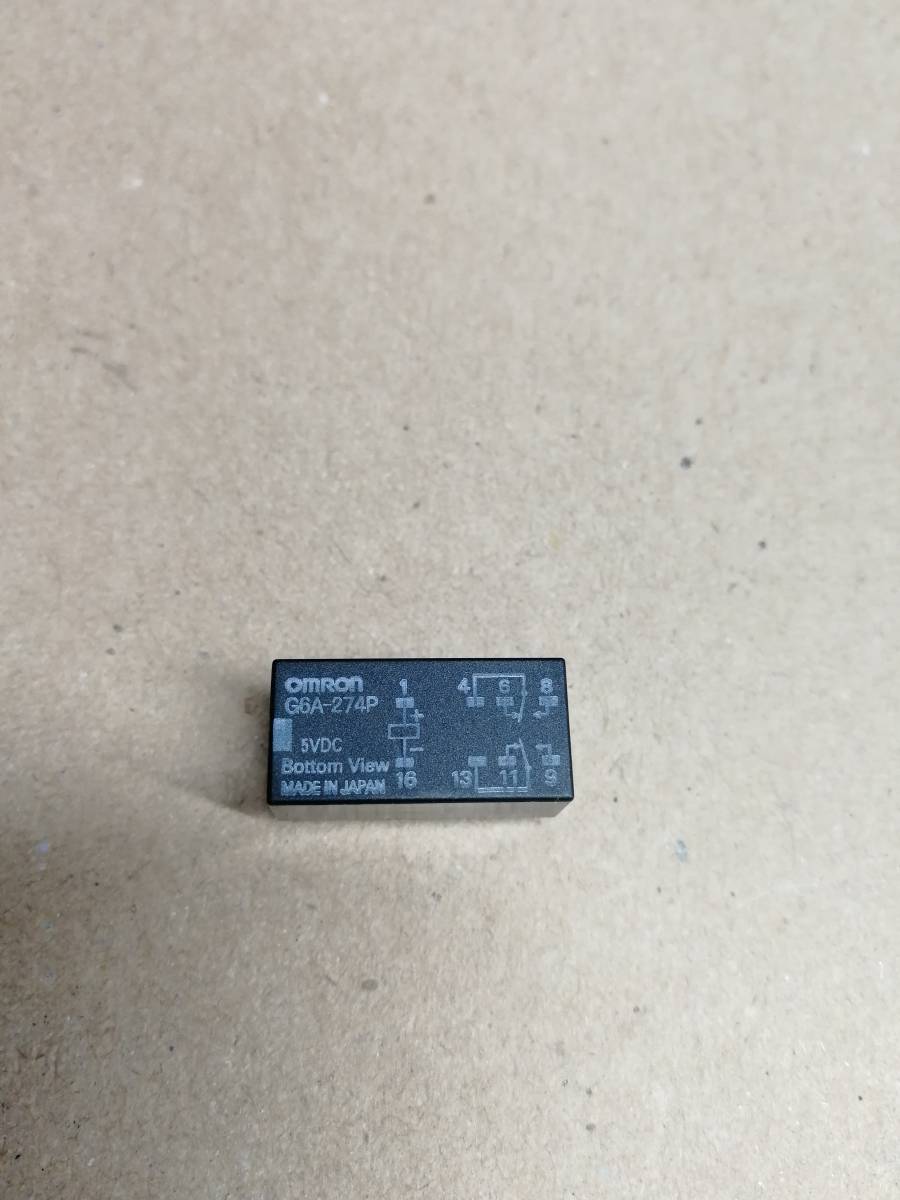 OMRON オムロン マイクロリレー 小型 G6A-274P 5VDC DC 5V(リレー)｜売買されたオークション情報、yahooの商品情報 ...