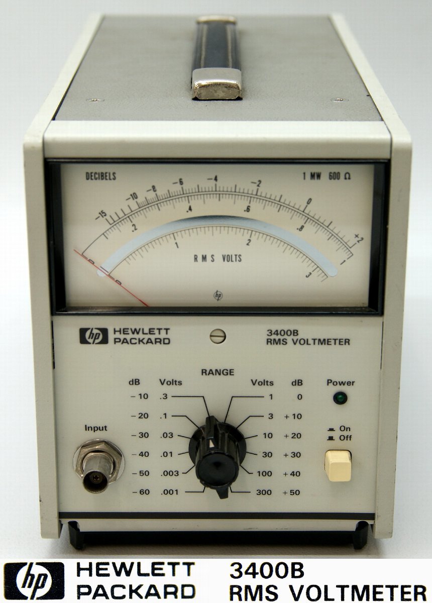 DF38756 HP 3400B Opt.001 RMS VOLTMETER RMS電圧計 返品保証なし(その他)｜売買されたオークション情報 ...