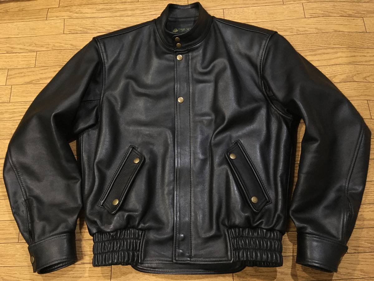 PAIR SLOPE 牛革製 ライディングレザーJKT Lサイズ 身長168-172cm(Lサイズ)｜売買されたオークション情報、yahooの商品情報をアーカイブ公開 - オークファン ...