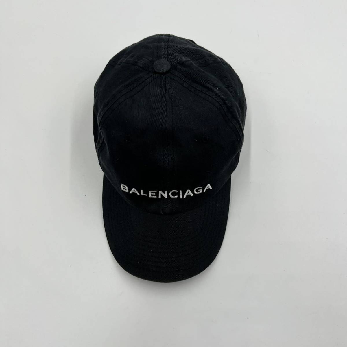 1円 BALENCIAGA バレンシアガ 帽子 キャップ ロゴプリント コットン 黒 ブラック サイズL 59(男性用)｜売買されたオークション情報、yahooの商品情報をアーカイブ公開 ...