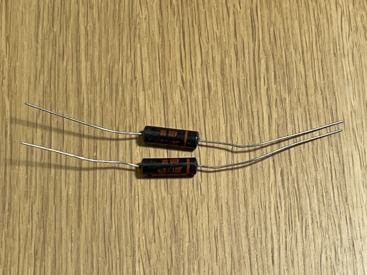 Sprague Black Beauty 0.001μ/400V 160P NOS スプラグ ブラック ビューティ コンデンサー(パーツ、部品 ...