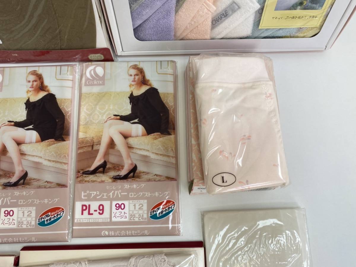22K0926 シャルレ CHARLE Cecilene セシレーヌ Natouche レディース 女性用 肌着 下着 ストッキング パンスト ハンカチ など まとめ セット(その他)｜売買さ ...