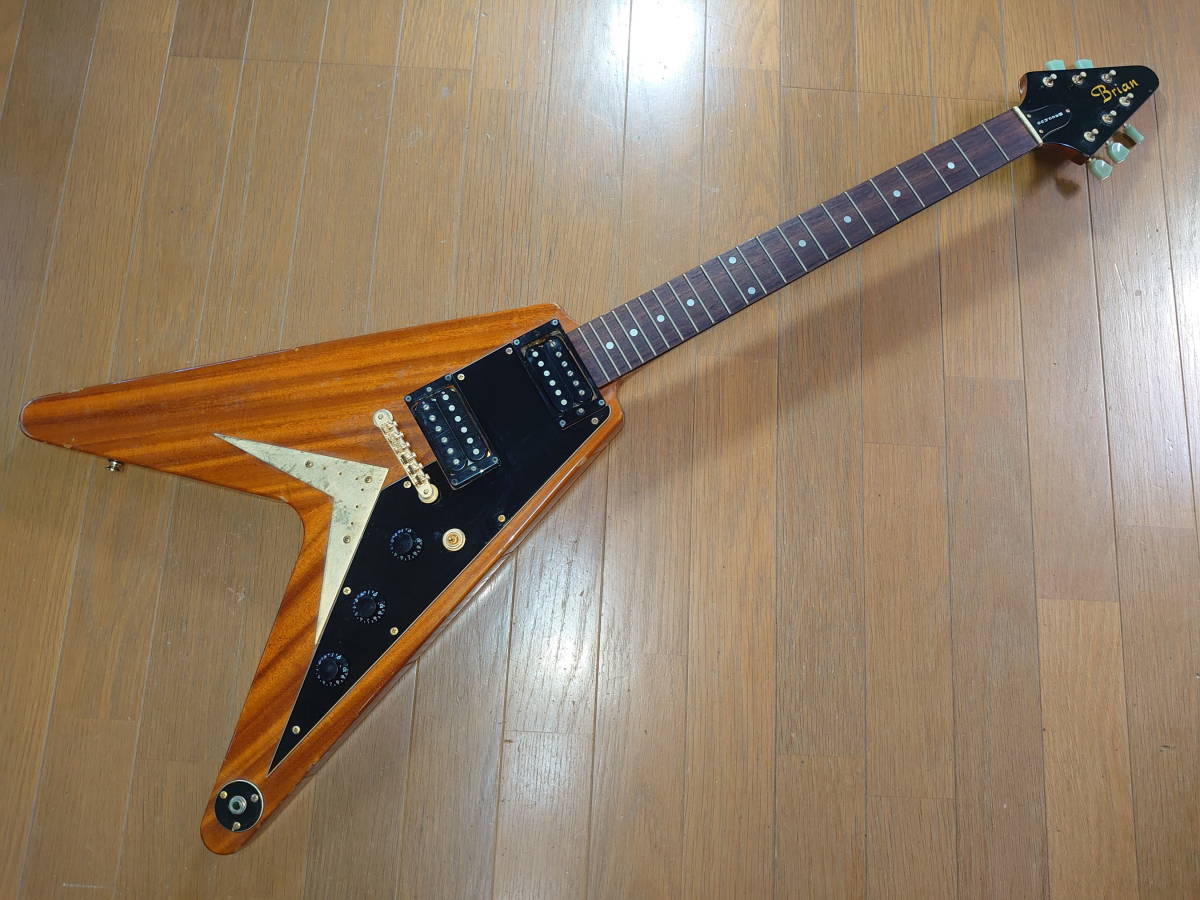 Brian by Bacchus BFV-498 フライングVタイプ ナチュラル レストア用 現状販売(バッカス)｜売買されたオークション情報 ...