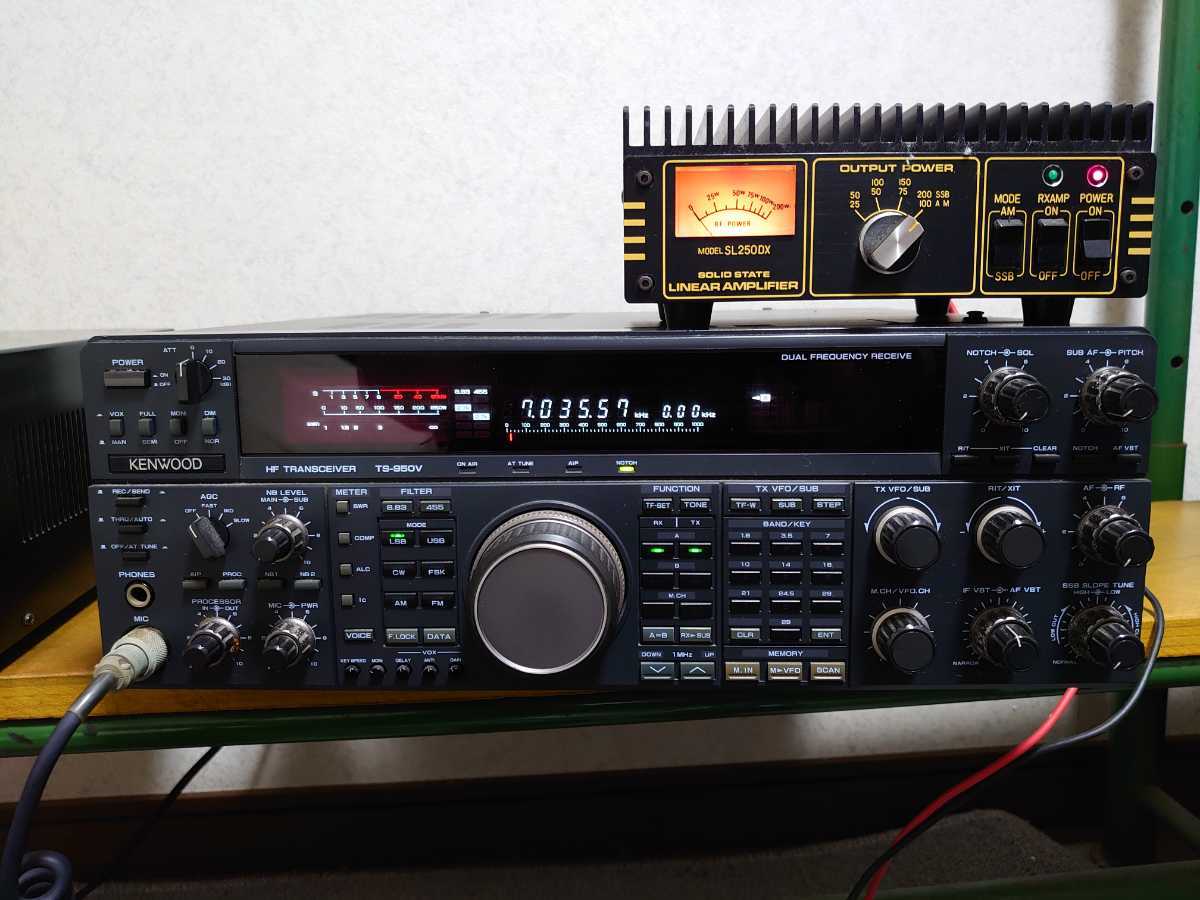 KENWOOD TS-950v HF無線機 純正取説 回路図 ブロック図付 HF/BROADBAND LINEAR ANPLIFIER ...