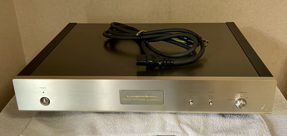 1円スタート LUXMAN ラックスマン E-1 フォノアンプ/フォノイコライザー 音質確認の動画あり(LUXMAN)｜売買されたオークション情報、yahooの商品情報をアーカイブ公開 ...