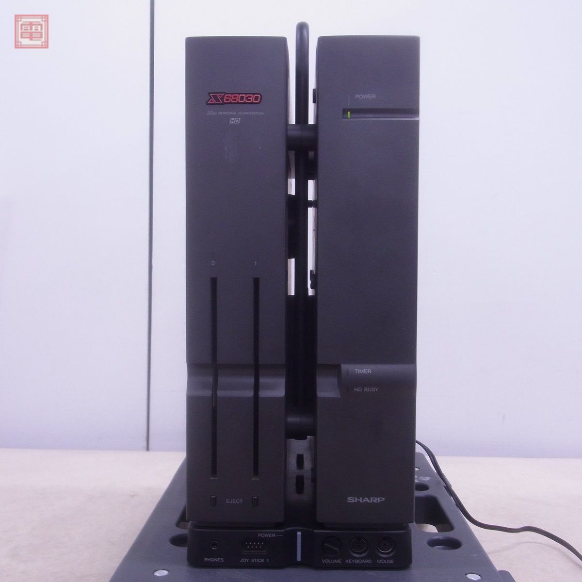 SHARP X68030 HD CZ-510C-B 本体 通電OK コプロ付 HDD初期化済 FDDなし ジャンク パーツ取りにどうぞ 1円 ...