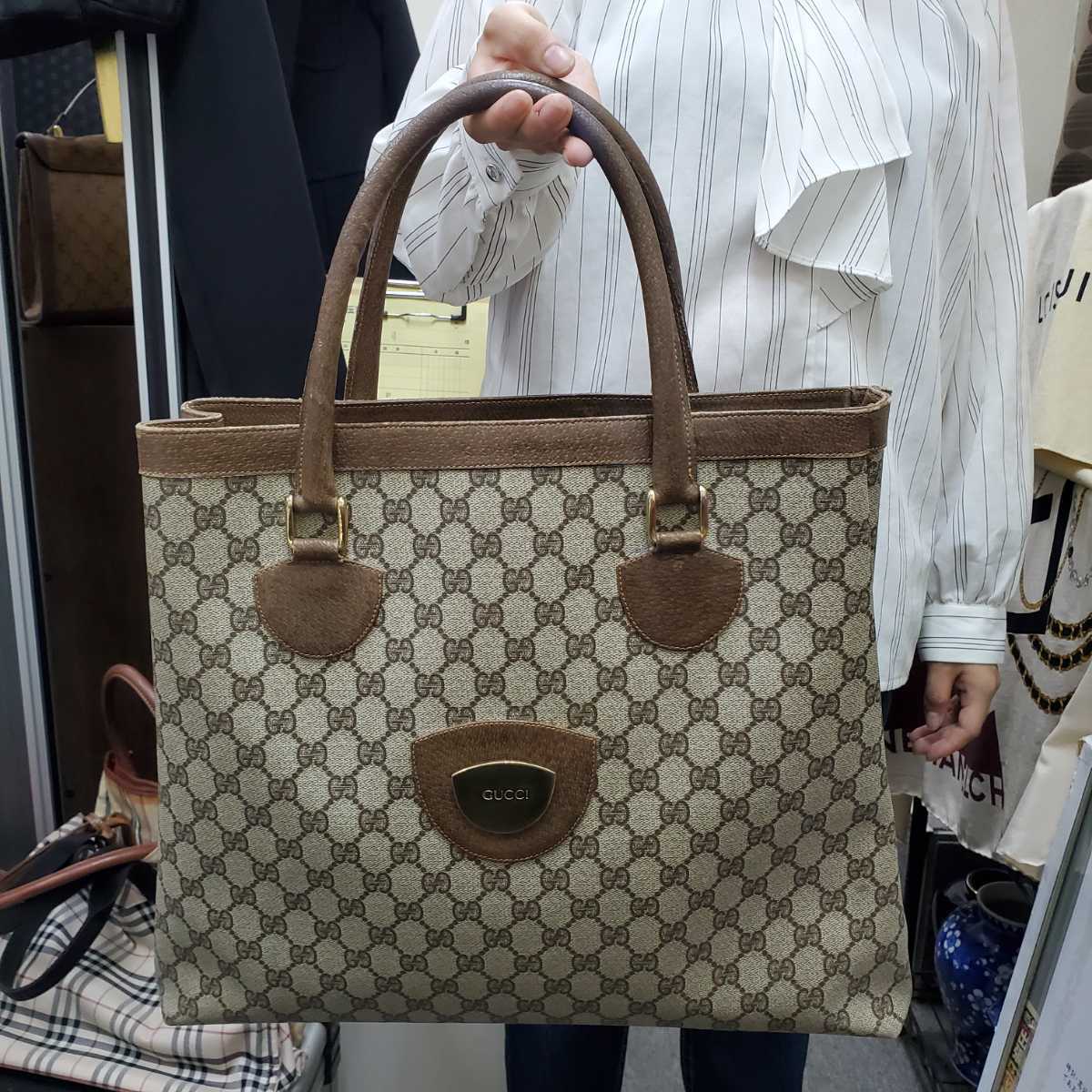 GUCCI オールドグッチ トートバッグ(オールドグッチ)｜売買されたオークション情報、yahooの商品情報をアーカイブ公開 - オークファン（aucfan.com）