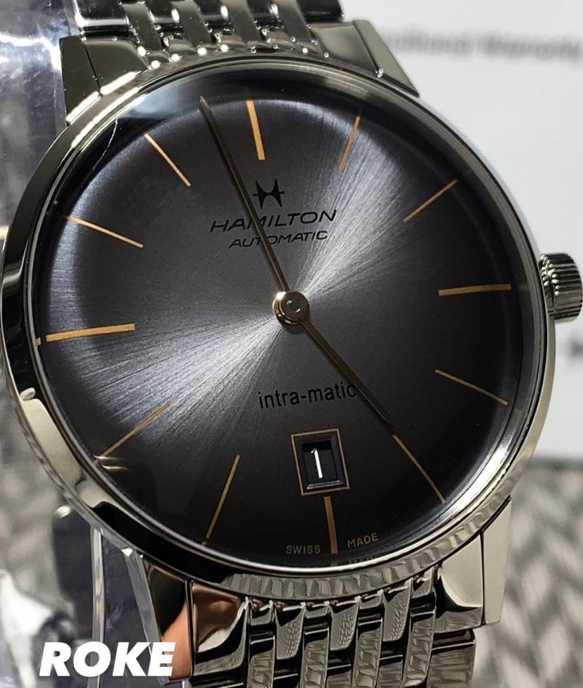 正規品 HAMILTON ハミルトン 自動巻き 手巻き付き 腕時計 アメリカンクラシック イントラマティック 38.00MM ...