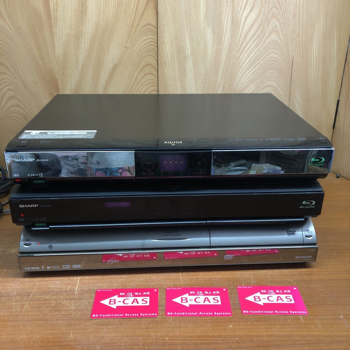 SHARP シャープ ブルーレイレコーダー 3台まとめBD-HDW55/BD-HDS32/DV-AC52 通電のみ確認済み(シャープ)｜売買されたオークション情報、yahooの商品情報を ...