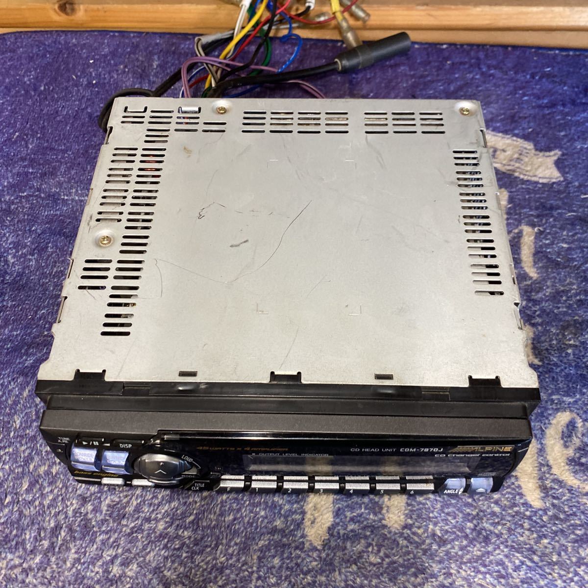 ALPINE CD HEAD UNIT CDM-7870J(アルパイン)｜売買されたオークション情報、yahooの商品情報をアーカイブ公開 ...