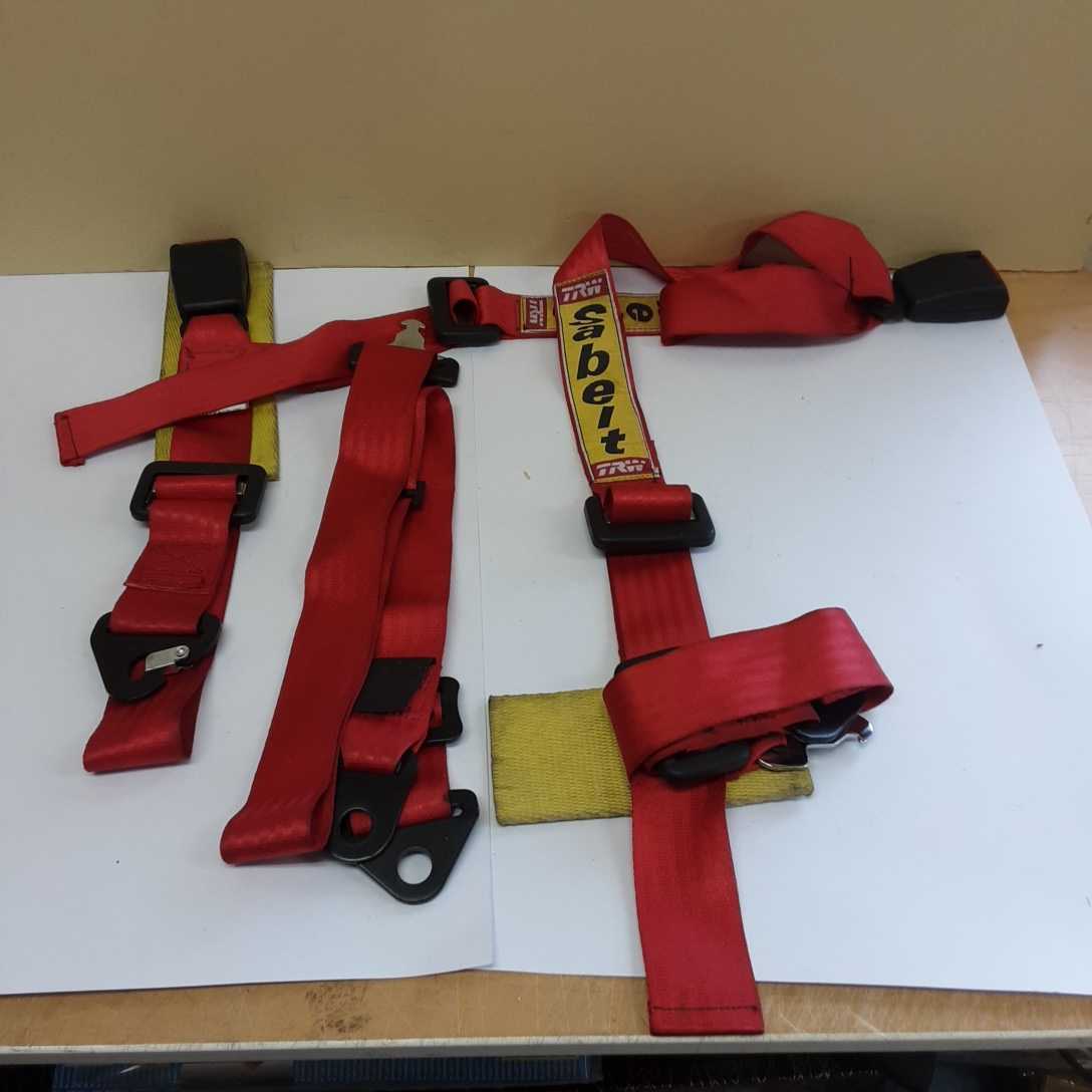 S10 TRW Sabelt 4点式 シートベルト サベルト ラリー ドリフト ドリ車 競技用 4POINT×4MOUNT イタリア製 ...