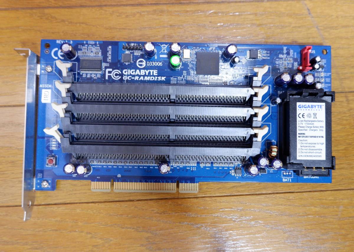 GIGABYTE GC-RAMDISK PCI接続RAMディスクカード 動作未確認(その他)｜売買されたオークション情報、yahooの商品情報 ...