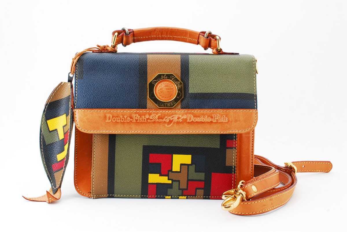D-27 1円スタート Double Fish ダブルフィッシュ 2way ショルダーバッグ ハンドバッグ(皮革製)｜売買されたオークション情報、yahooの商品情報をアーカイブ公開 ...