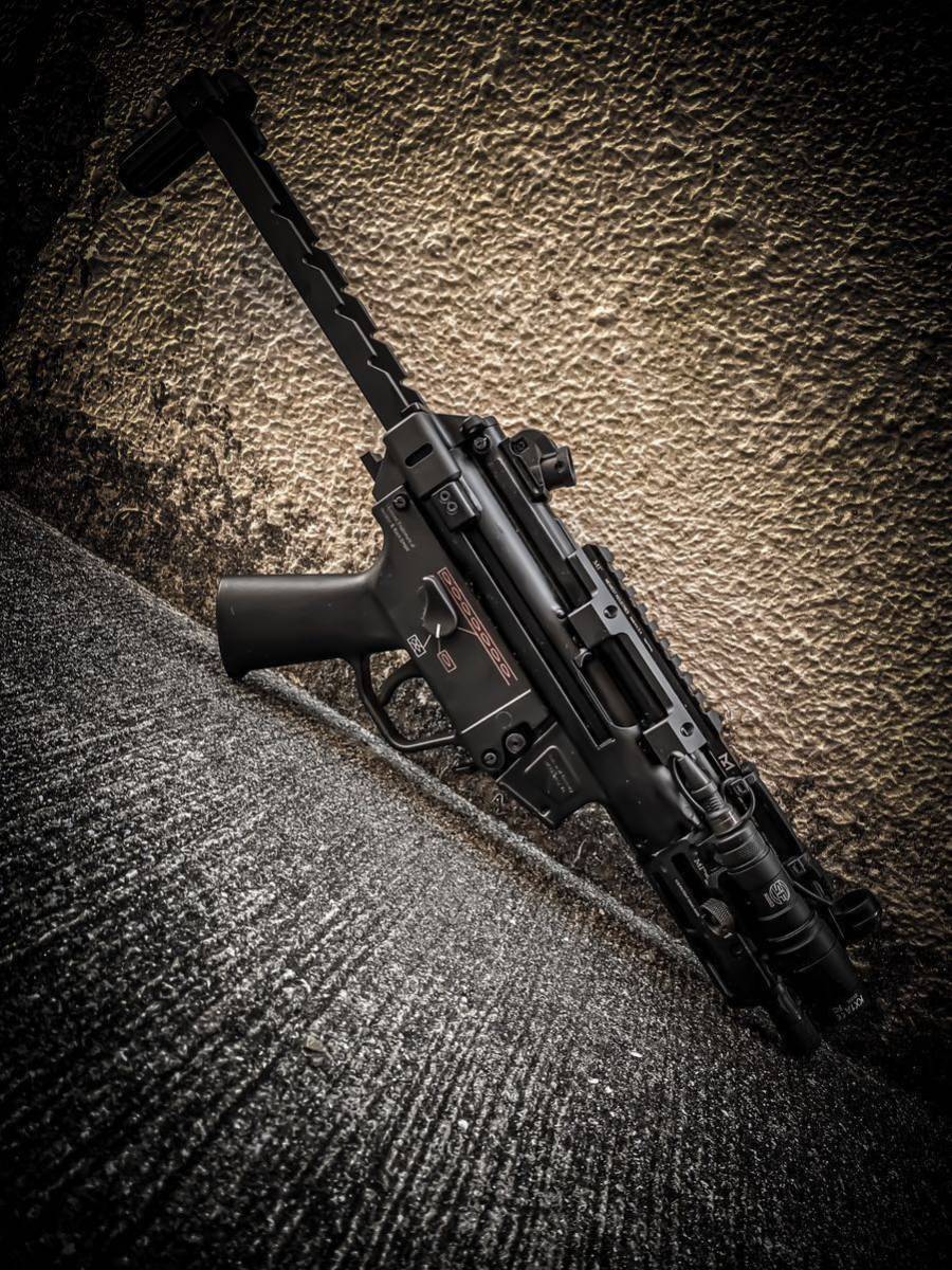 VFC UMAREX HK MP5K PDW GEN2 GBBR 正規ライセンスJP版 外装カスタム品 予備マガジン4本 他付属品多数有り ...