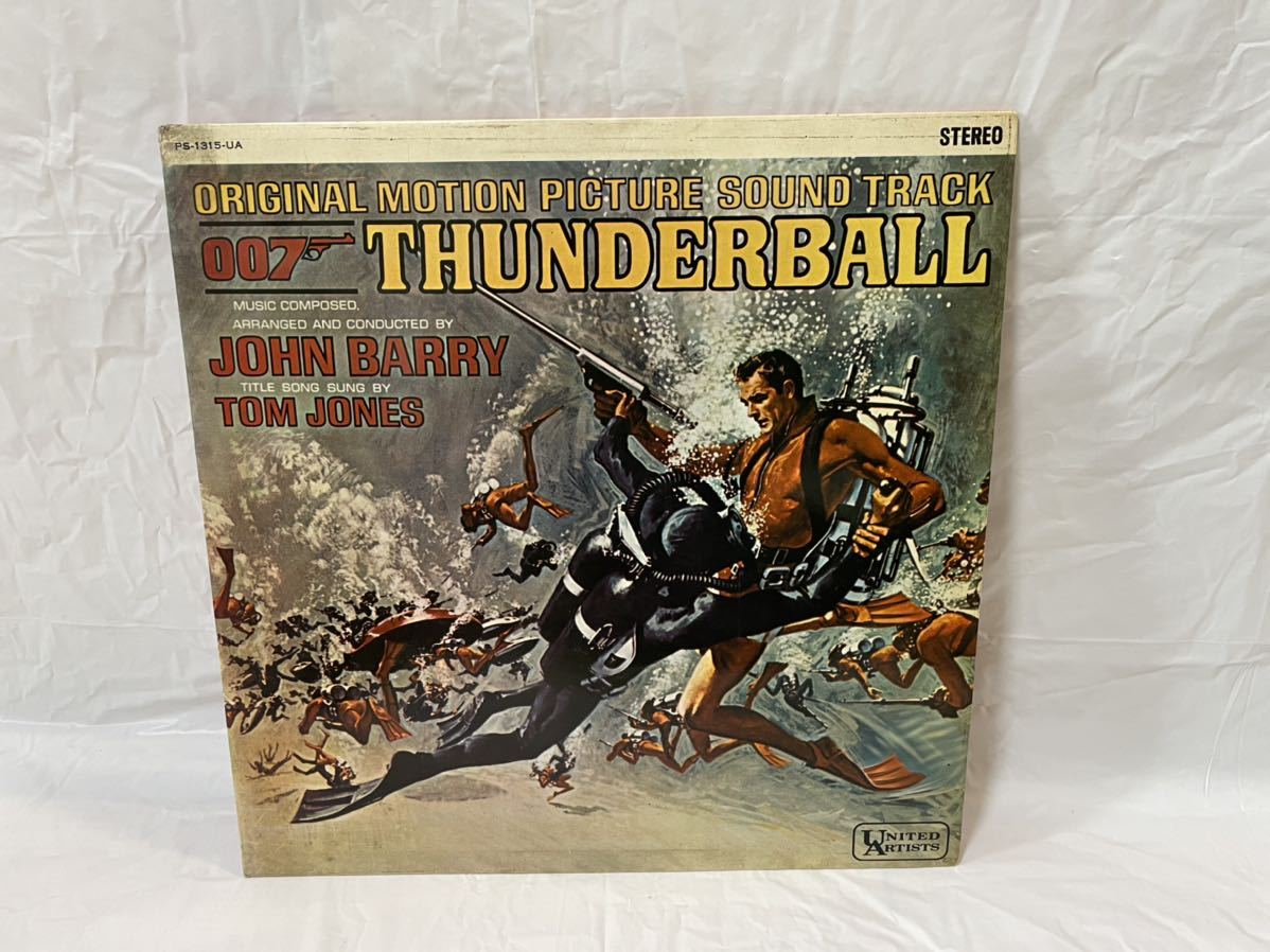 Z521 LP レコード Ost John Barry 007 サンダーボール作戦 Thunderball PS1315UA UNITED ...