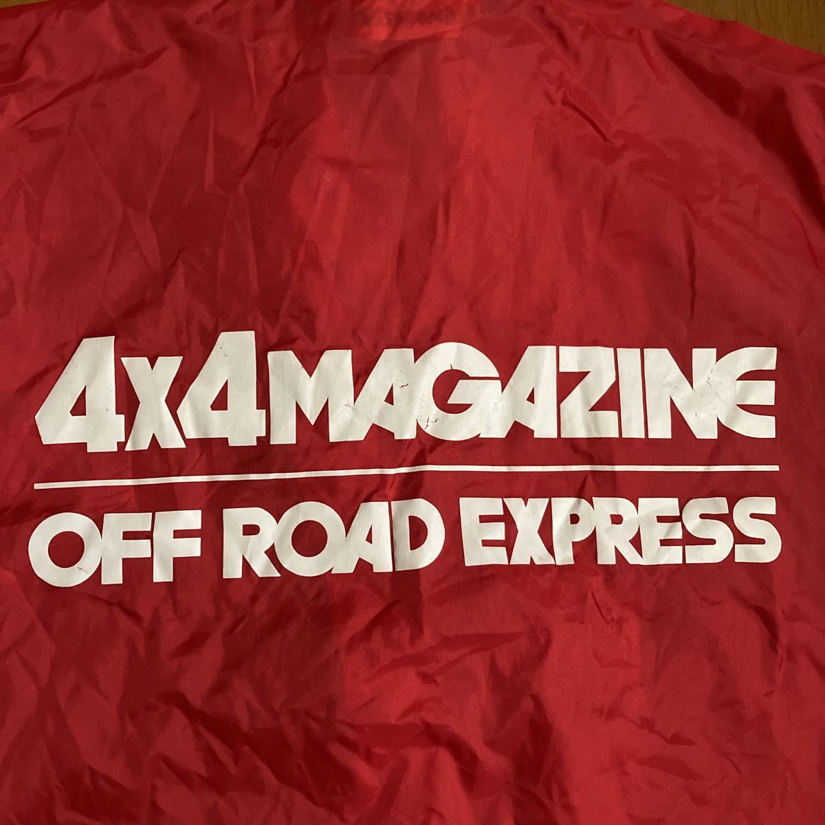 4×4MAGAZINE OFF ROAD EXPRESS ナイロンジャンパー 90sビンテージ オフロードエキスプレス 当時物(4WD/RV ...