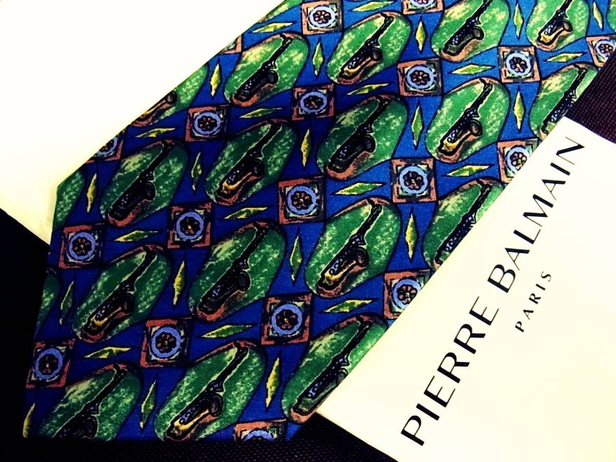 4136C 良品 楽器 音楽 柄 ピエールバルマン PIERRE BALMAIN ネクタイ(ネクタイ一般)｜売買されたオークション情報 ...
