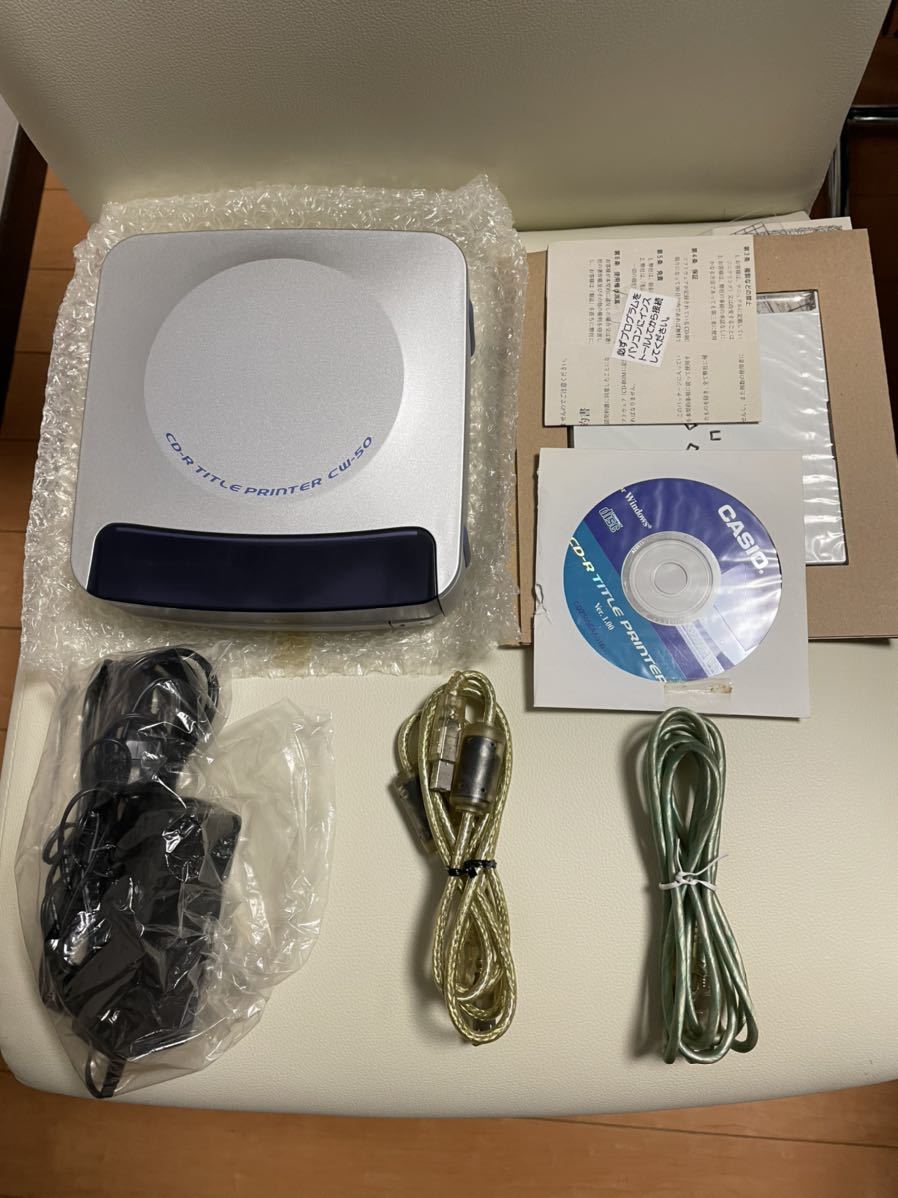 CASIO カシオ CD-R TITLE PRINTER タイトルプリンター CW-50(プリンタ、プロッタ)｜売買されたオークション情報 ...