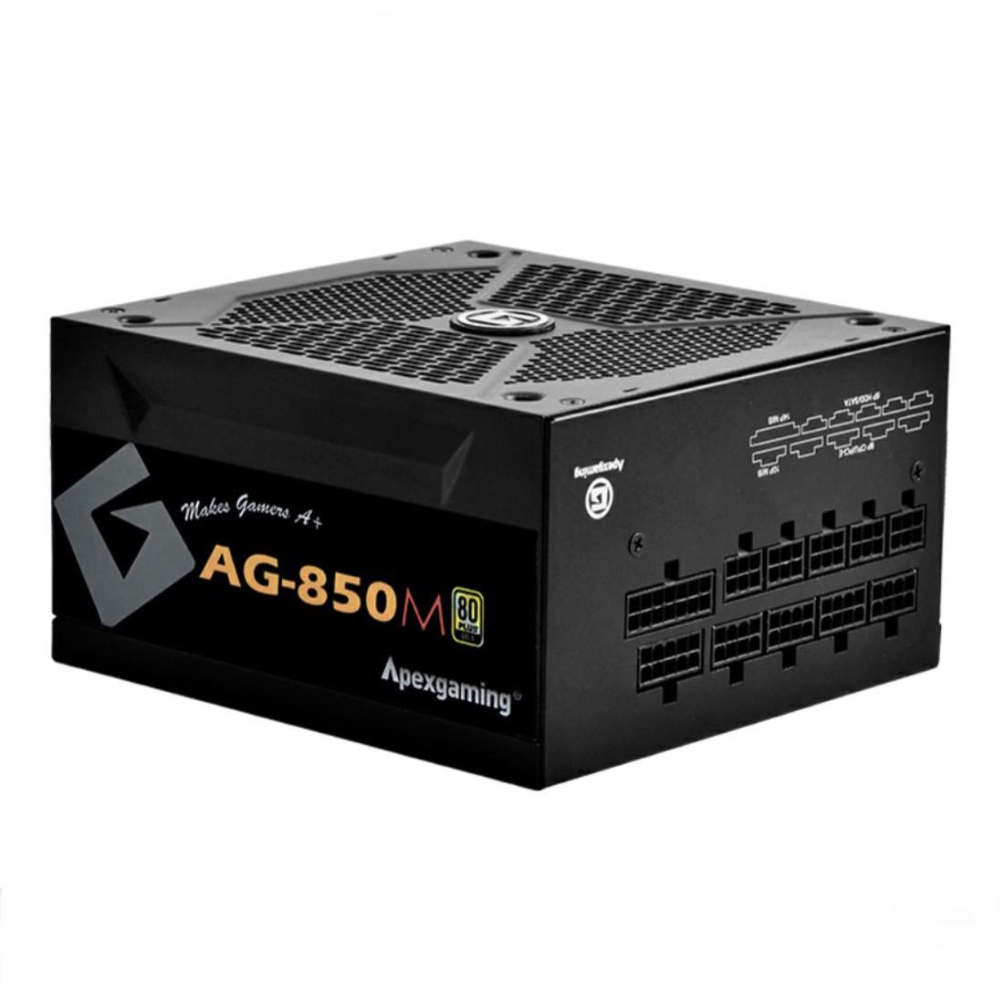 Apexgaming AGシリーズ 80 PLUS GOLD認証 850W フルプラグインATX電源 PSU AG-850M-JP PSE ...