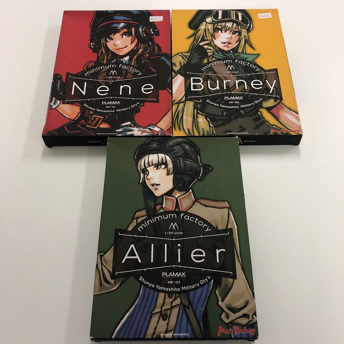 一部開封済み minimum factory 1/20 MF-01 ネーネ /MF-02 バーニー / MF-07 アリエ ミリタリーキューティーズ 221116P03(キャラクター)｜売買さ ...