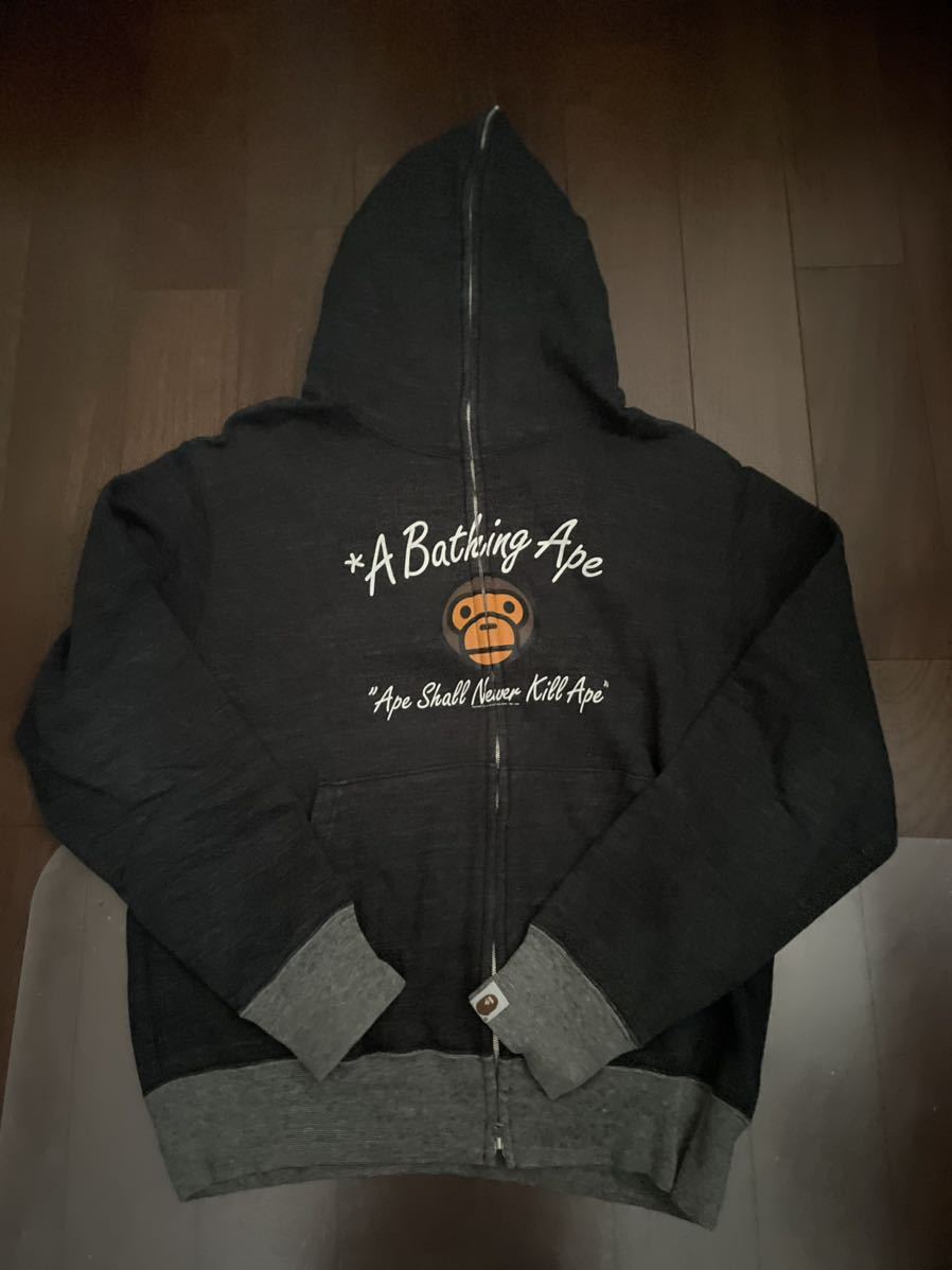 A BATHING APE BAPE マイロ パーカー Mサイズ アベイシングエイプ BAPESTA 国旗 コラボ NIGO KAWS ...