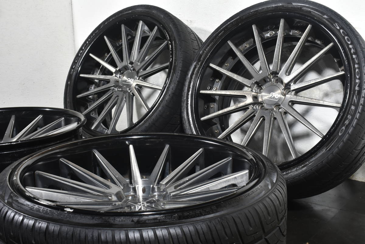 SKY FORGED S210 22インチ 鍛造ホイール PCD120 ハブ74.1mm ピレリ/LIONHART 295/30R22 335/25R22 BMW E70 F15 X5 E71 ...