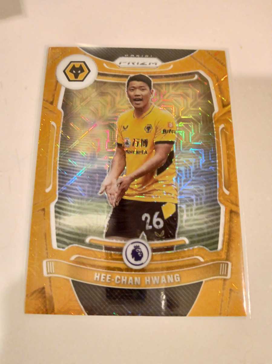 Panini21-22 Prizm Premier League Hee-Chang Hwang WolverHampton ORANGE ...