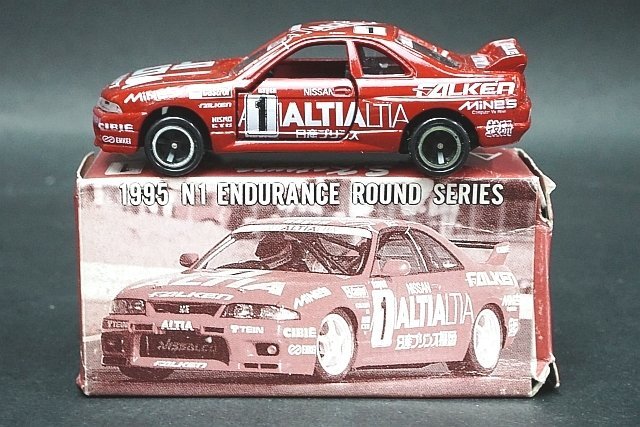 TOMICA トミカ 1/60 NISSAN 日産 ALTIA FALKEN スカイライン GT-R R33 N1耐久 1995 #1 ...