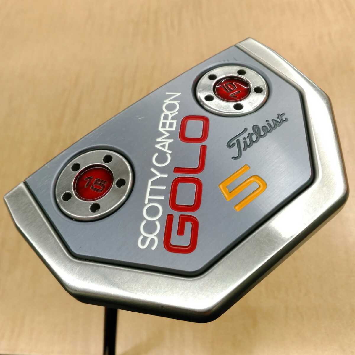 08 レフティ:パター 価格 タイトリスト/SCOTTY CAMERON GOLO 5 2015/オリジナルスチール/34インチ/メンズ左 ...
