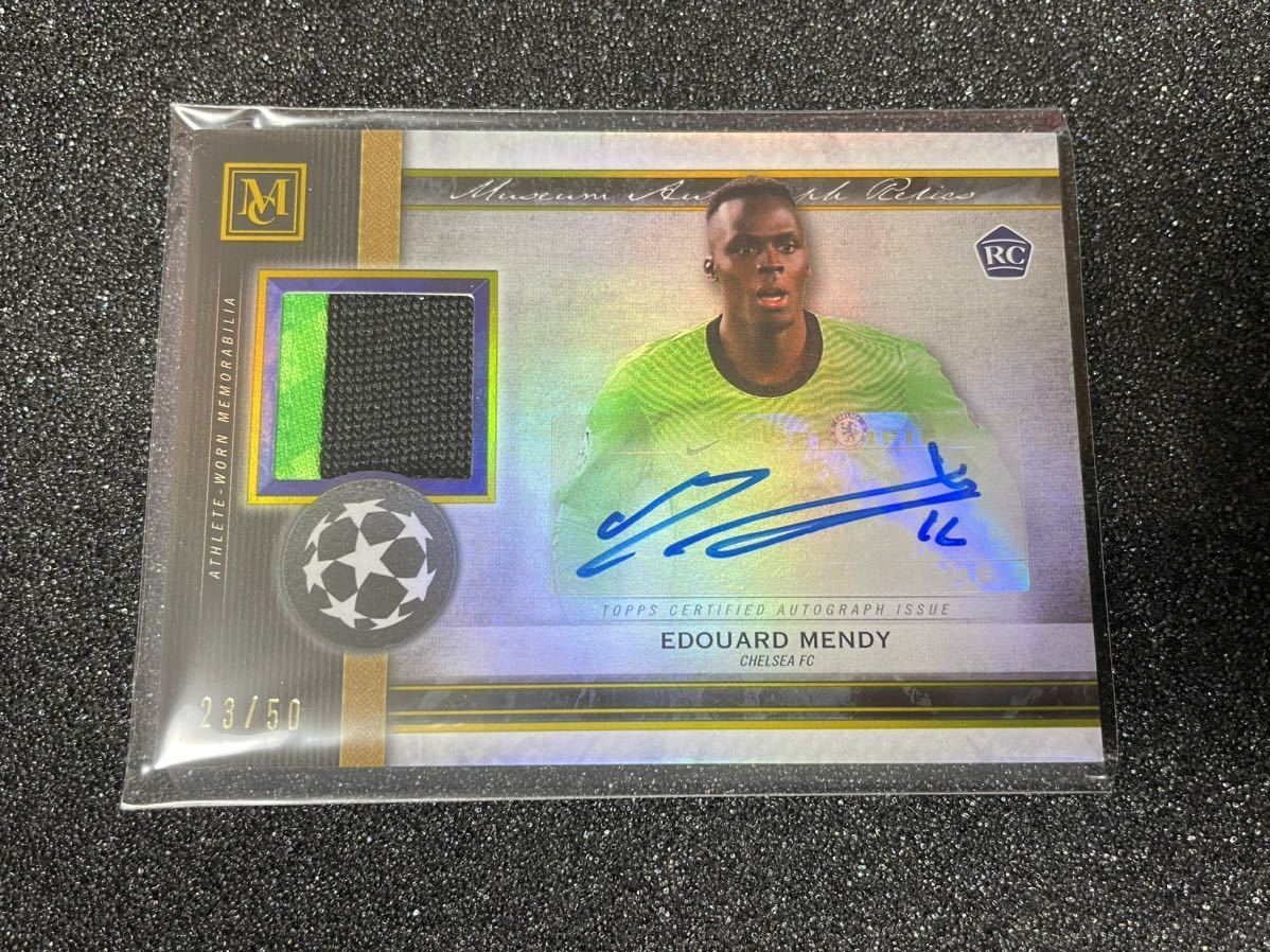Topps Museum Collection エドゥアール メンディ Edouard Mendy 直筆サインカード /50 RC RPA ...