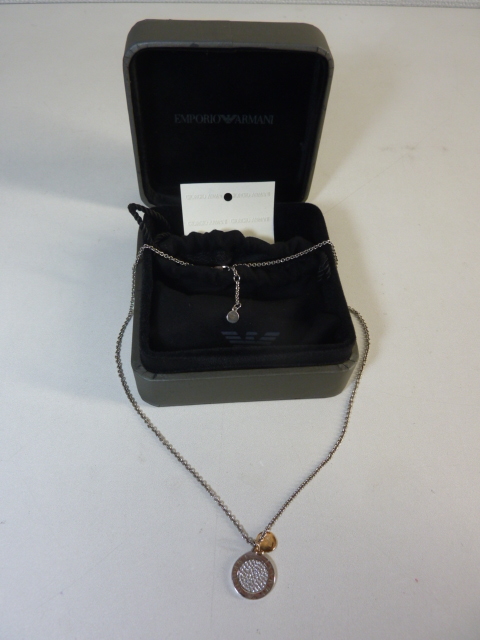 EMPORIO ARMANI エンポリオアルマーニ ネックレス シルバー 925 :古z1333-205ネ(エンポリオ アルマーニ)｜売買されたオークション情報、yahooの商品情報を ...