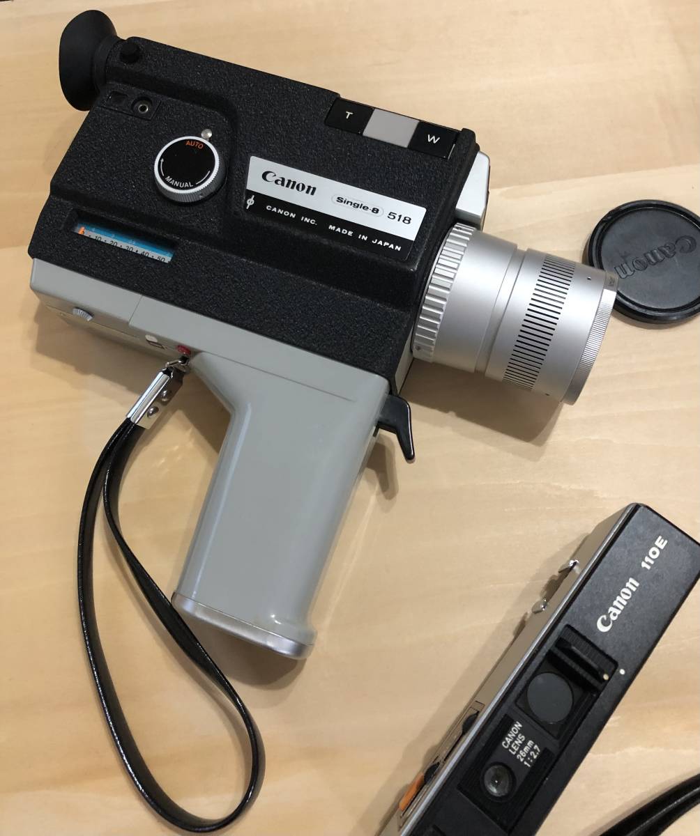 カメラ single-8 FUJICA P100 Canon 518 / フィルムカメラ Canon DIAL35 Canon 110E 計4 ...