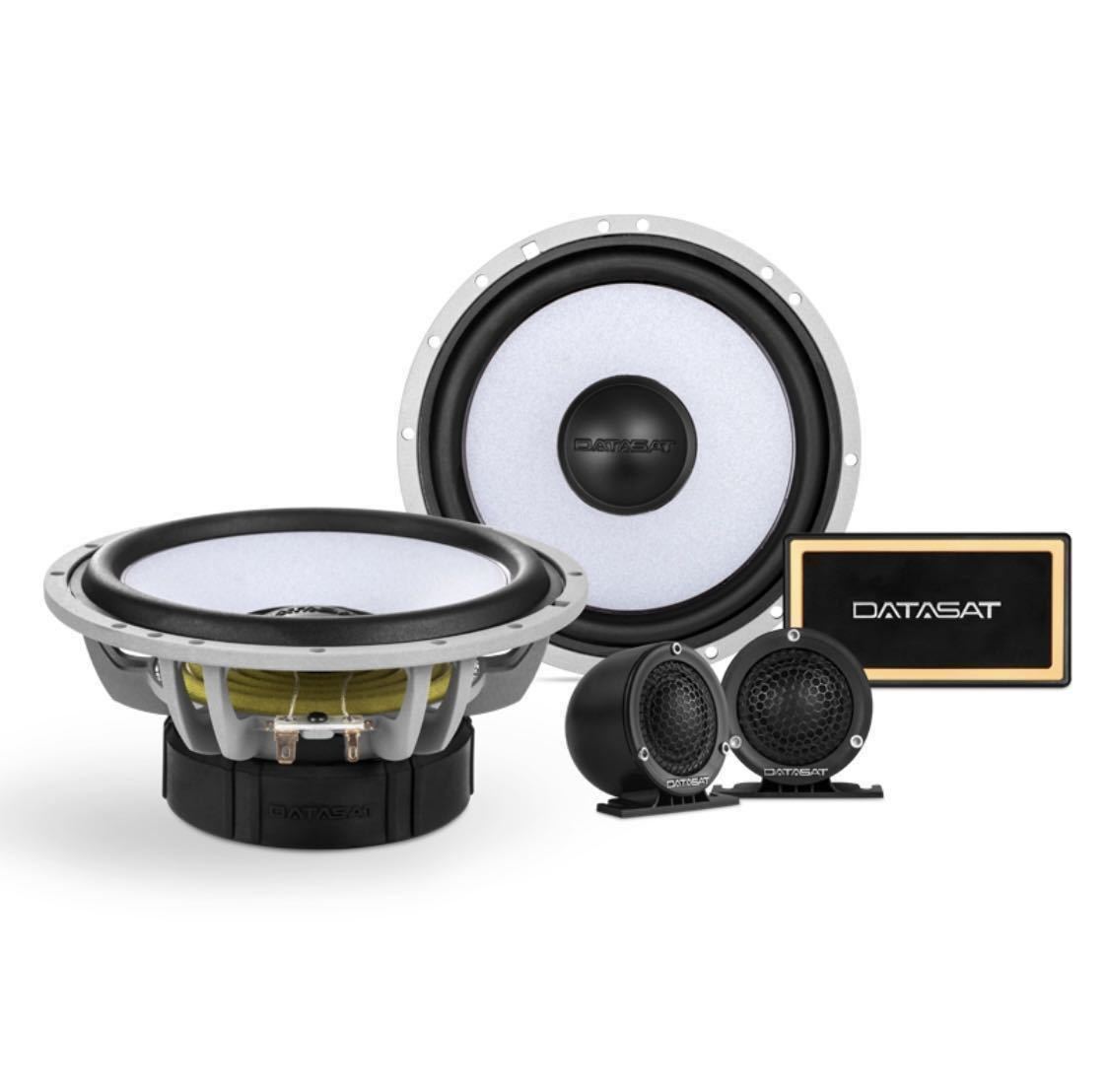 保証付 高音質 DATASAT RS665 セラミック振動板2wayスピーカーセット 2wayコンポーネント 17cm ウーファー ツイーター ...
