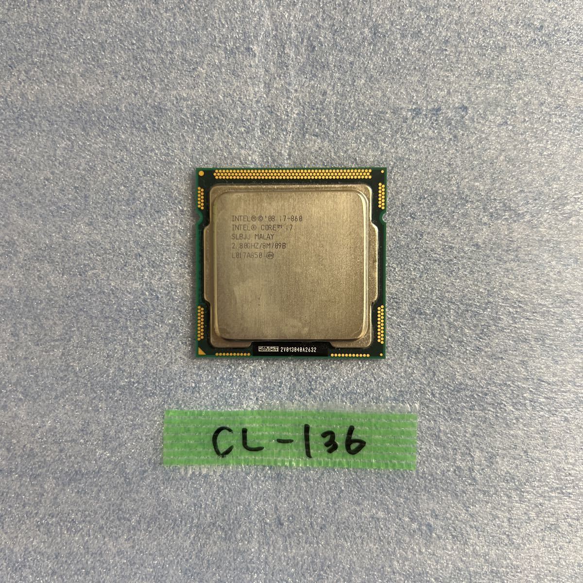 CL-136 激安 CPU Intel Core i7 860 2.80GHz SLBJJ 同梱可能(Core i7)｜売買されたオークション ...