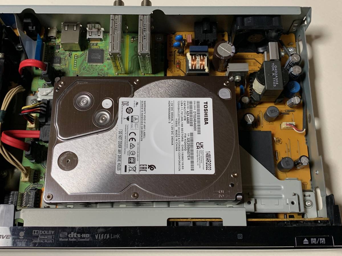AquaPC Panasonic DMR-BZT600/500G ⇒ 6TB/3番組同時録画可/B-CAS リモコン(パナソニック)｜売買され ...