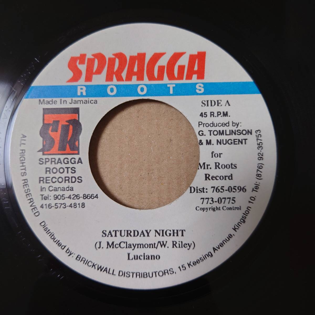 My Womanオケ⑤ Luciano - Saturday Night / Sugar Roy - Legalize It ...