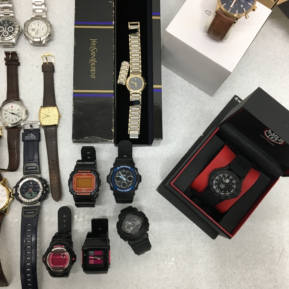 1411400L ジャンク 腕時計まとめセット⑤ G-SHOCK/EMPORIO ARMANI/TOMMY HILFIGER/GUESS ...