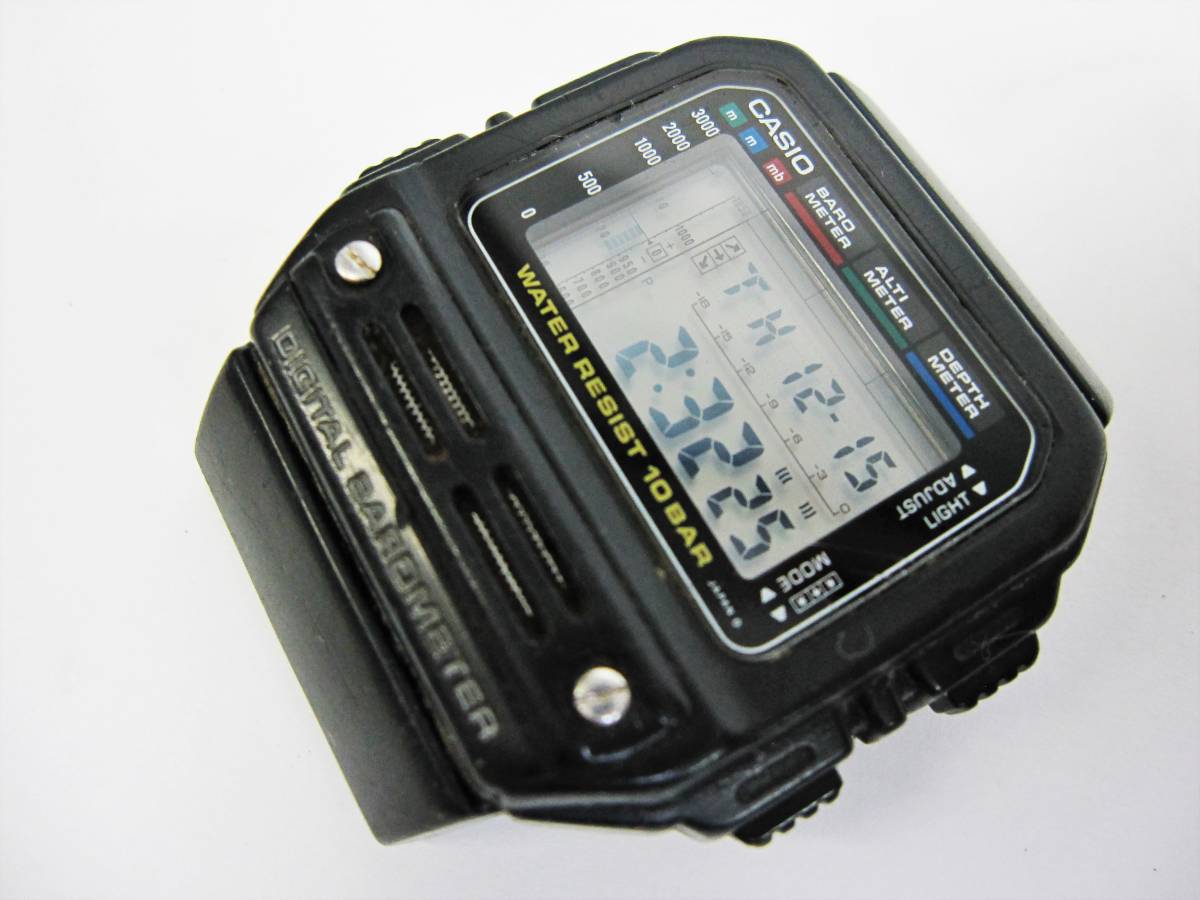 YT-B22-151 CASIO/カシオ DIGITAL BAROMETER デジタル バロメーター BM-100WJ デジタルウォッチ ...