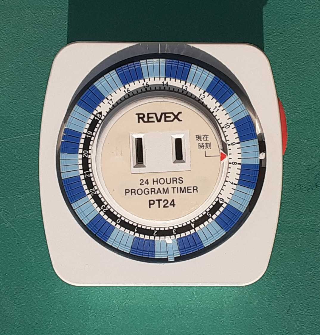 REVEX プログラムタイマー PT24 24時間 タイマーコンセント PROGRAM TIMER(家電、AV、カメラ)｜売買された ...