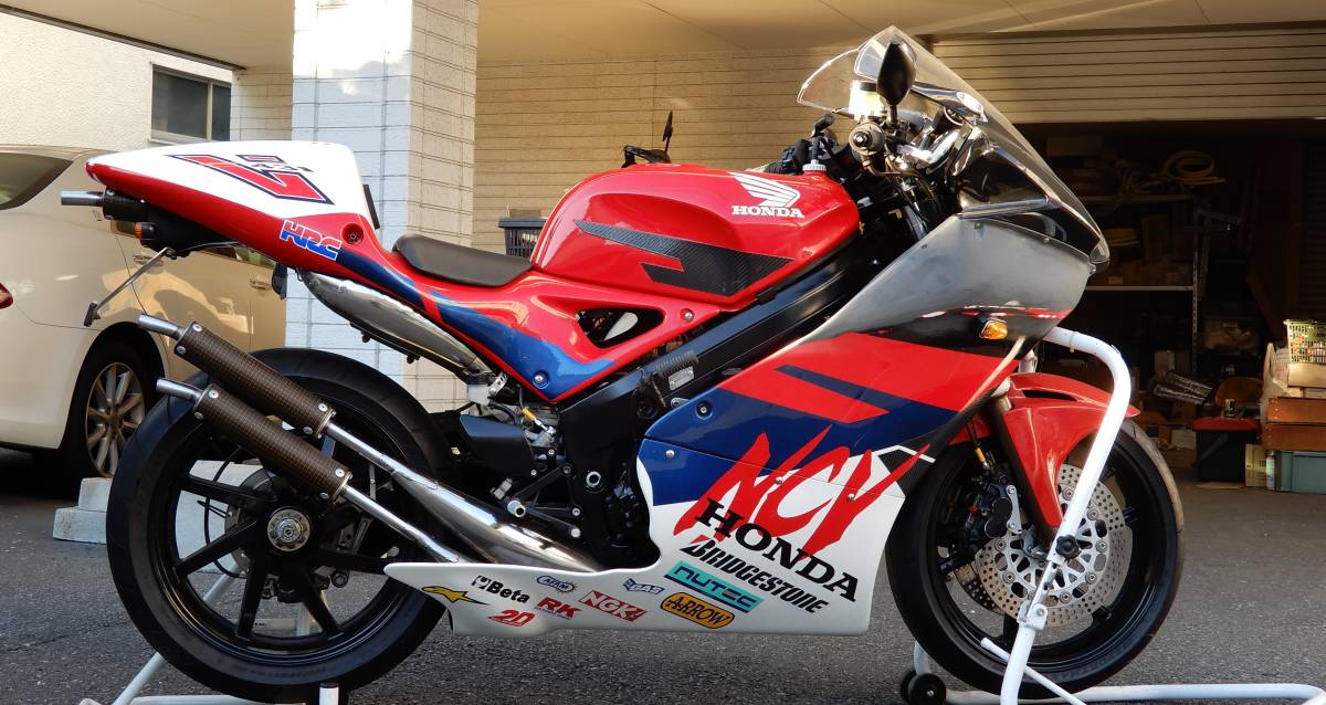 超 車 NC431V 1500km コレクターズアイテム オートスタッフ末広 公認 NS400Rの2st400㏄3気筒エンジン×VFR400R ...
