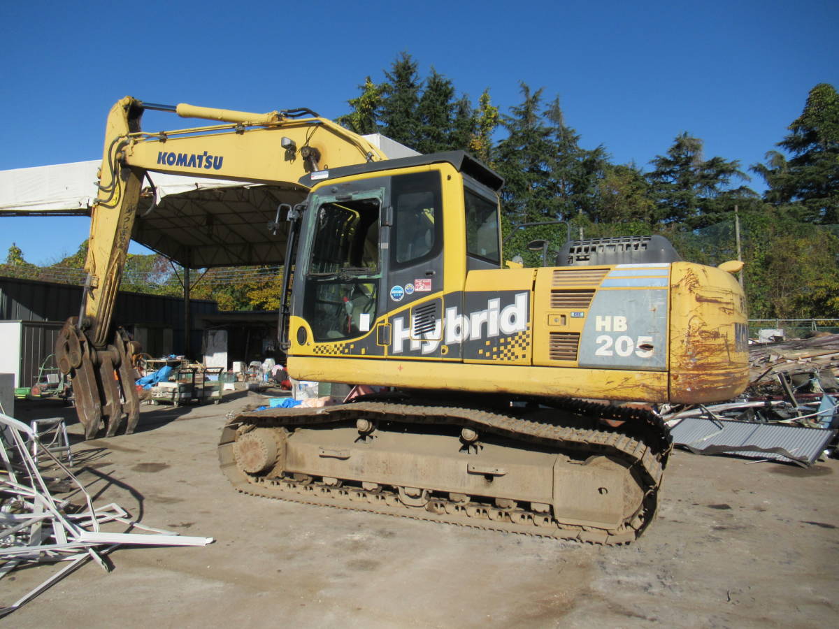 コマツ KOMATSU HB205 配管付 引取り限定 解体用(建設機械、重機)｜売買されたオークション情報、yahooの商品情報をアーカイブ ...
