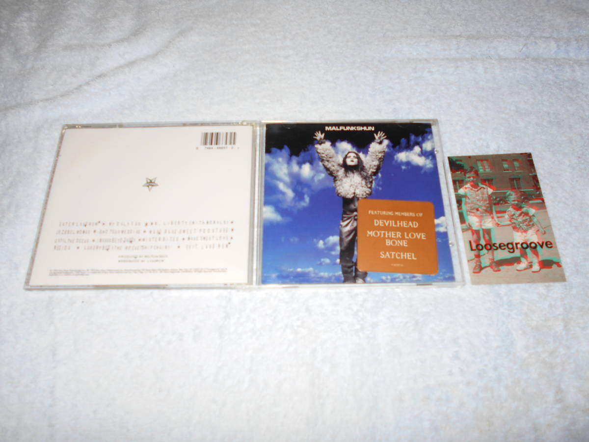 MALFUNKSHUN ／ Morther Love Bone ー Pearl Jam ー Devilhead 繋がり／名刺付初版 ／ マル ...