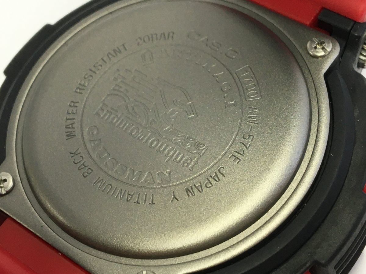 W635-I39-974 CASIO カシオ G-SHOCK ANTIMAG.I GAUSSMAN AW-571E メンズ クロノグラフ ...